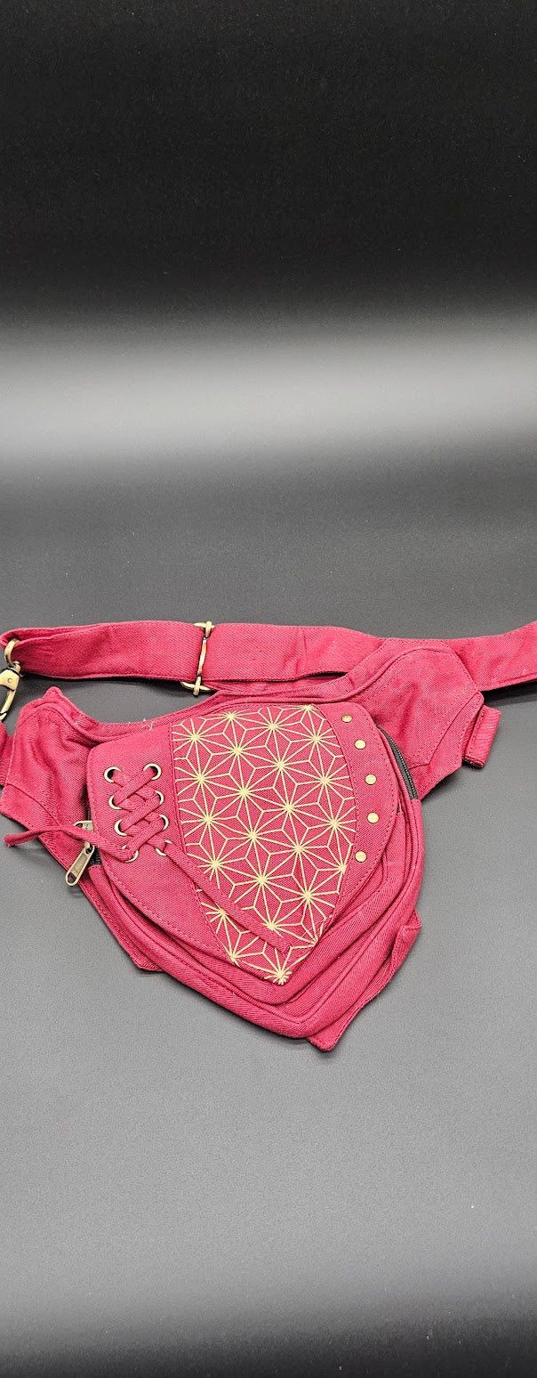 Fanny Pack Red Star Design – Crystal Castle Beads